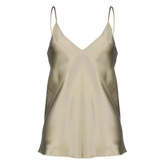 Max Mara &Auml;rmellose Oberteile - - Tops - Damen - Beige - 2XS
