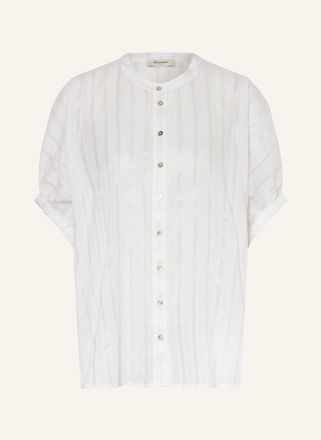 Beaumont Amsterdam Beaumont Hemdbluse Ida Mit Glitzergarn weiss