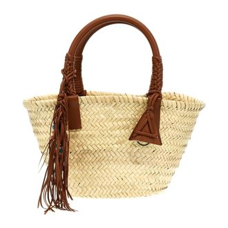 Alanui Icon Palm Leaf Kleine Handtasche - - Bags - Damen - Beige - ONE SIZE