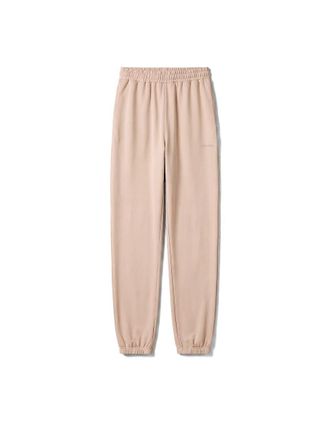 Calvin Klein Lounge-Jogger - ultraweich in White Pepper-Braun