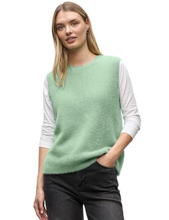 Street One &Auml;rmelloser Pullover Serene Green 36