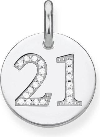 Thomas Sabo Thomas Sabo Damen-Anhänger Coin 21 925 Sterling Silber LBPE0019-051-21