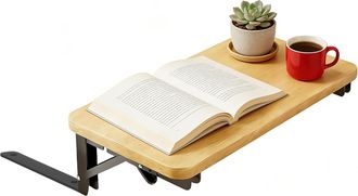 Generico Aufbewahrungstisch - 30 cm (11,81 Zoll) - Nachttisch, faltbar, rutschfest, h&auml;ngend f&uuml;r Schlafzimmer, Wohnung, Hotel, kleine R&auml;ume, den t&auml;glichen Gebra