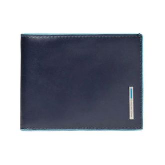 Piquadro Square Wallet - Homme - Accessoires - Bleu - Taille: ONE Size