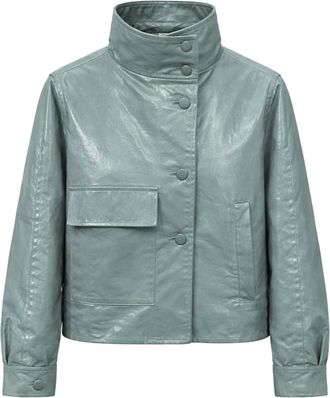 Duno Femme, Vestes, Vert, Taille: 38 FR Giubbino