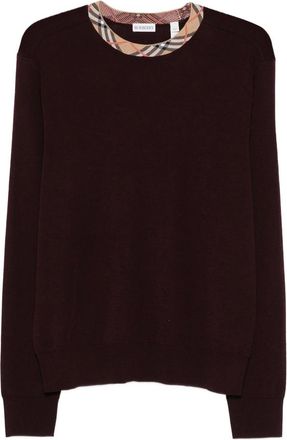 Burberry Check-trim Sweater