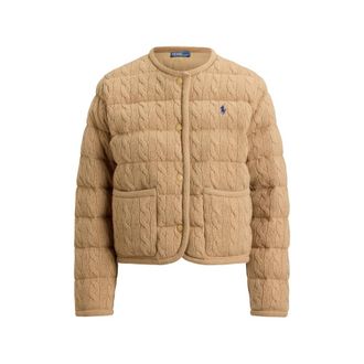 Ralph Lauren Cable-knit Bomber Jacket