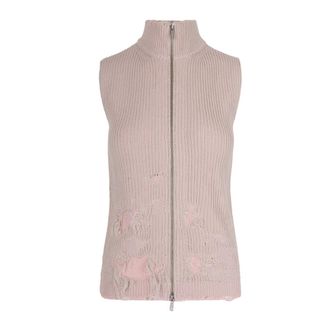 Maison Margiela Femme, Vestes, Rose, Taille: 40 FR Maglia a coste