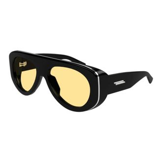 Bottega Veneta unisex, Accessoires, Noir, Taille: 58 MM Bv1362S Shield Lunettes de soleil