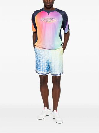 Casablanca Optic Shorts - Blue