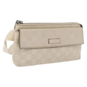 Gucci Sac banane vintage Pre-owned - Femme - Pre-owned - Beige - Taille: ONE Size