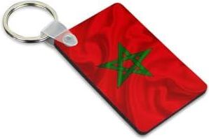Generic Porte-cl&eacute; en bois Drapeau Marocain Maroc Muslim Allah Musulman coran Arabe Afrique Ref 3