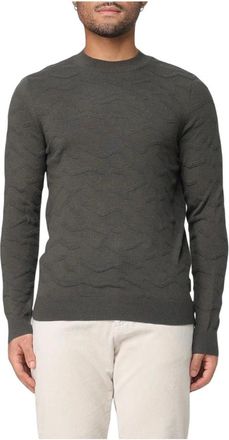 A|X Armani Exchange Pull-over &agrave; col rond - Homme - Pulls - Vert - Taille: L