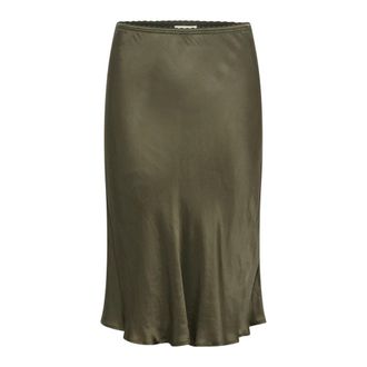 Part Two High-Waisted Midi Rock - - Skirts - Damen - Gr&uuml;n - M
