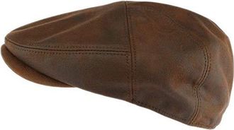 Result Casquette cuir marron suedine Dooker Aussie Apparel - Taille: L - Couleur: Marron - Homme