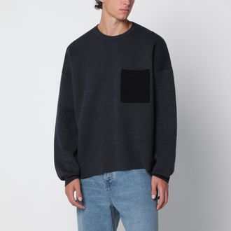 Loewe Charcoal grey jumper in cotton blend