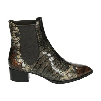Pertini Western Stil Braun Lederstiefel - - Shoes - Damen - Braun - 36 EU