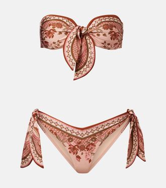 Zimmermann Bikini Aster &agrave; imprim&eacute;