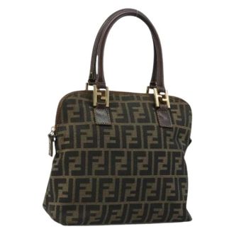 Fendi Pre-owned Zucca Canvas Handtasche - - Pre-owned - Damen - Braun - ONE SIZE