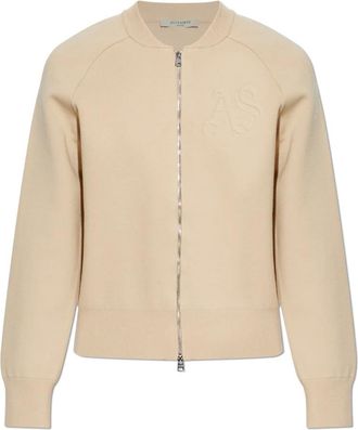 AllSaints Femme, Pulls, Beige, Taille: 40 FR Sonny Cardigan
