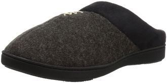 Isotoner Marisol Damen-Slipper mit gepolstertem Memory-Schaum für drinnen und draußen, Schwarz, 39.5/40 EU