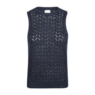 Eleventy Damen, Strickwaren, Blau, MGr&ouml;&szlig;e