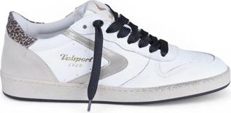 Valsport Femme, Chaussures, Blanc, Taille: 39 EU Davis Animalier Baskets