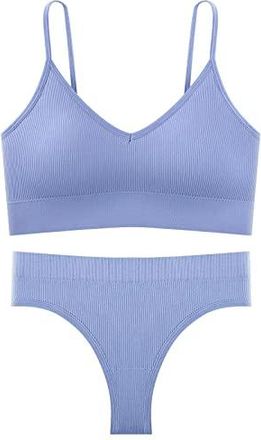 Generic String Femmes Grandes Tailles Mode Dentelle Lingerie Sous-v&ecirc;tements V&ecirc;tements de Nuit Acier Femme Sous-v&ecirc;tements Rouge, bleu clair, taille unique