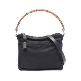 Gucci Sac &agrave; main vintage doccasion - Femme - Pre-owned - Noir - Taille: ONE Size