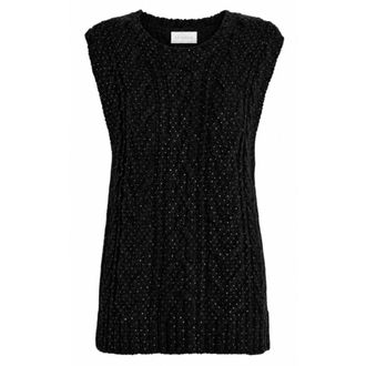 P.A.R.O.S.H. P.a.r.o.s.h., Femme, Pulls, Noir, Taille: 36 FR Pull col rond