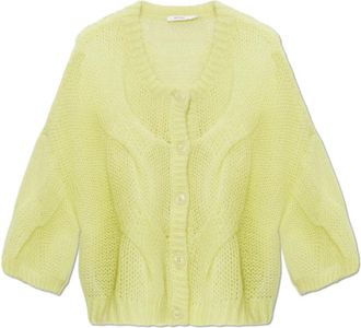 Gestuz Femme, Pulls, Vert, Taille: 38 FR Gzzenia Cardigan