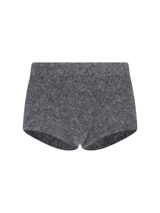 Entire studios Grey Wool-Blend Shorts