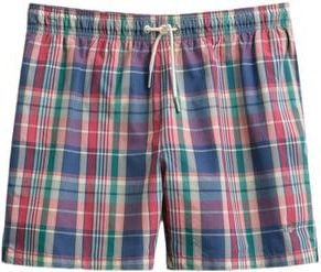GANT Short de bain &agrave; carreaux &agrave; logo
