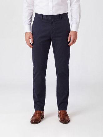 BRIGLIA 1949 Slim-Fit-Anzughose von aus Baumwolle mit Bundfalten