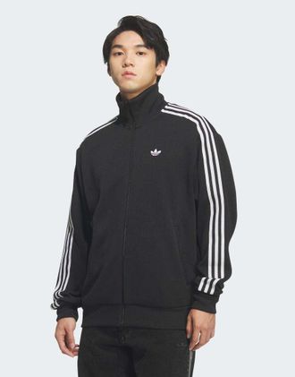 adidas Originals Fb - Haut de surv&ecirc;tement en maille - Noir