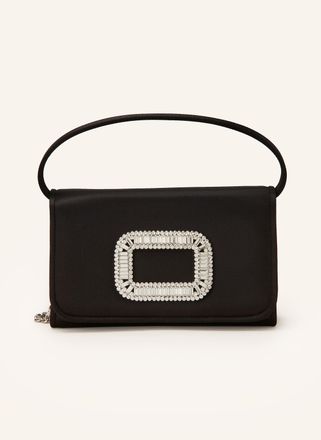 Roger Vivier Micro Bag Pilgrim schwarz
