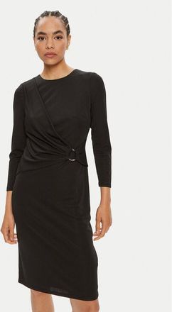 Lauren Ralph Lauren Kleid für den Alltag 250898916001 Schwarz Slim Fit