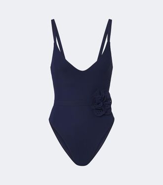 Karla Colletto Maillot de bain Rosetta &agrave; appliqu&eacute;