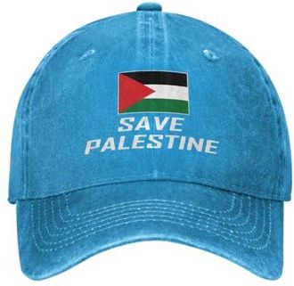Generic Sauvez La Palestine Homme Femme Casquette Trucker Anti-Soleil Casquette De Baseball Classic Hip-Hop Cap pour Randonn&eacute;e Toutes Les Saisons Voyage