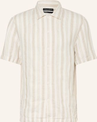 Marc O'Polo Marc Opolo Kurzarm-Hemd Regular Fit Aus Leinen beige
