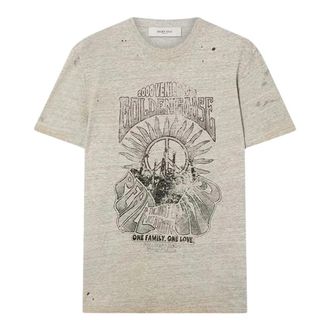 Golden Goose Journey T-Shirt - - Tops - Herren - Grau - XL