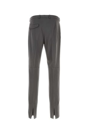 Gucci Mens Grey Stretch Wool Pant Exterior: Elastane Pantaloni
