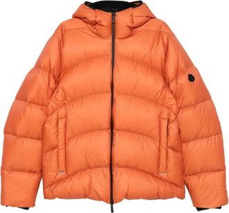 Moncler Gesteppte Kapuzenjacke - Orange