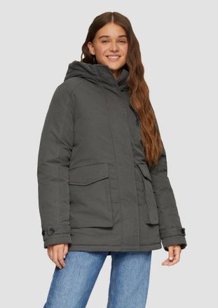 QS by s.Oliver Winterjacke Outdoor-Jacke Gef&uuml;tterte Jacke mit Kapuze