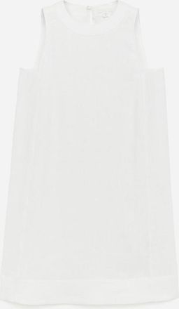 Arket Minikleid Aus Leinen -Weiß