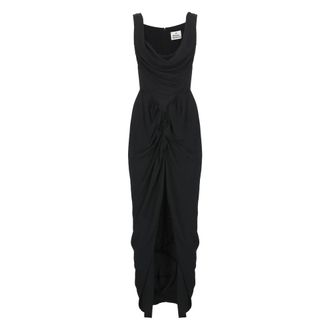 Vivienne Westwood Femme, Robes, Noir, Taille: 38 FR Robe noire avec large encolure