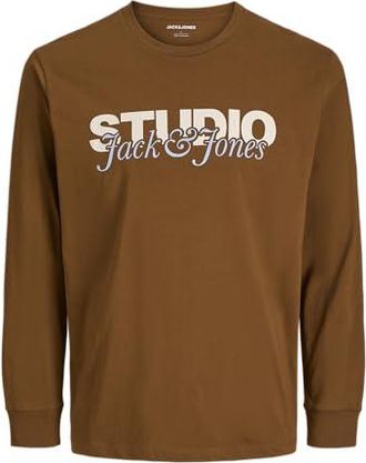 Jack & Jones Jjyuki Tee Ls Crew Neck BF, Robe de Lune, XL Hommes
