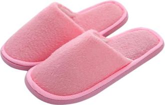 FOMIYES Pantoufles Hiver Coton Chaud Et Moelleux Antidérapants Pour Femme Intérieur Confortables Et Durables