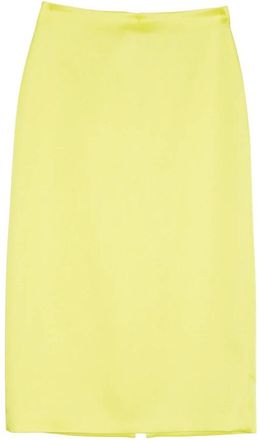 Twinset Femme, Jupes, Jaune, Taille: 40 FR Jupe Midi