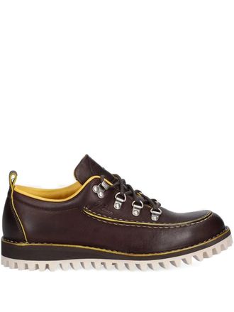 Fracap derbies en cuir - Marron